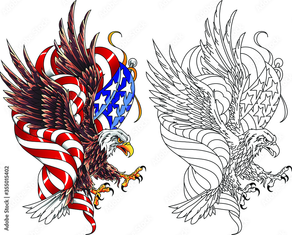 American Eagle Drawing
