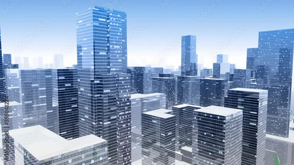 City Building Simple Modern Skyscraper business street background Stock ...