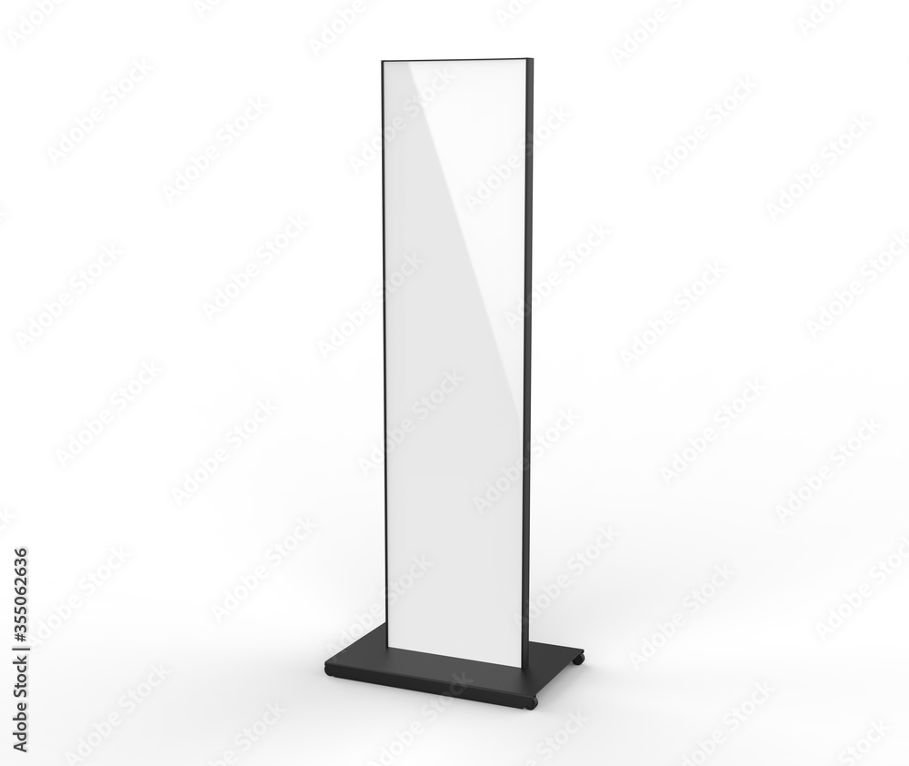 Blank Double sided outdoor advertising metallic back lit Poster stand ...