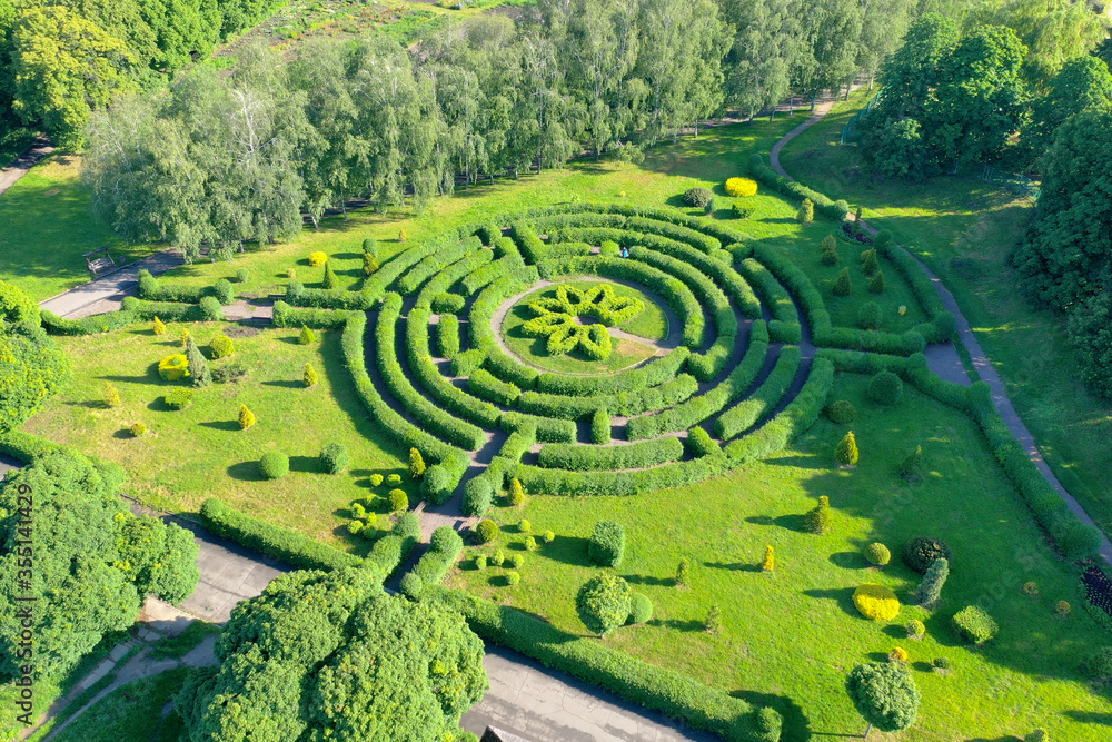Hedge Maze Aerial
