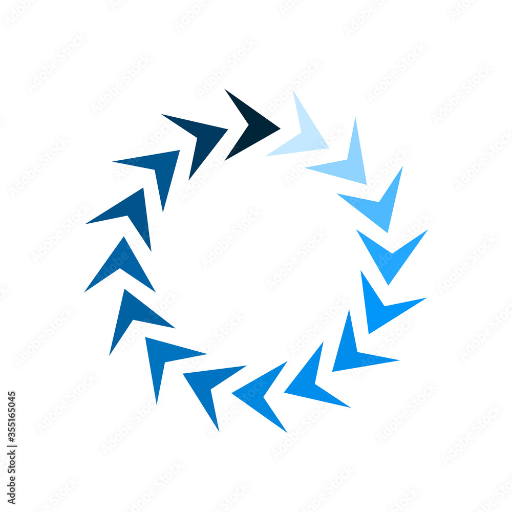 Vektorová grafika „Circle loader. Wait load spinning circle preloader ... Vektorová grafika „Circle loader. Wait load spinning circle preloader ...