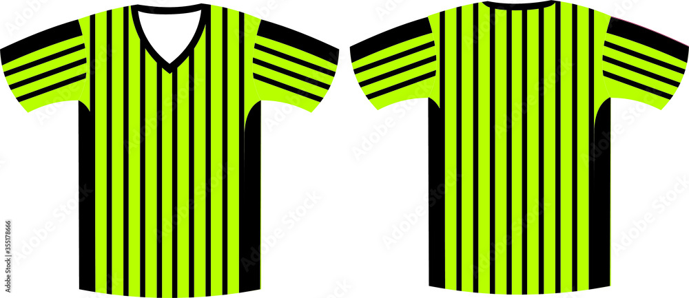referee t shirt on a green background mock ups templates custom design ...