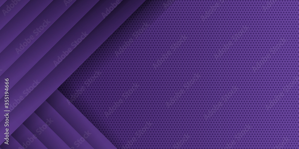 Simple 3D purple background. Flat purple gradation wavy background ...