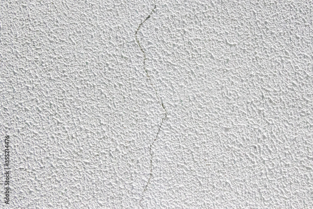 Textura de reboco com fenda Stock Photo | Adobe Stock