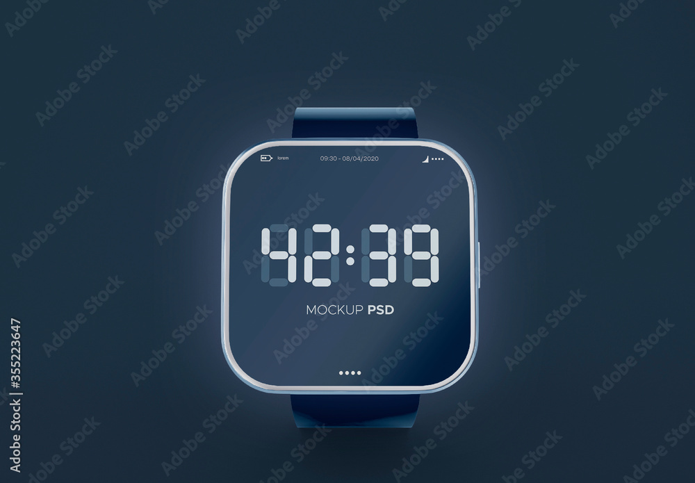 Smart Watch Mockup Stock Template | Adobe Stock