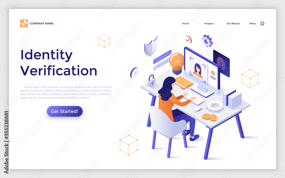 Isometric vector illustration Stock Vector | Adobe Stock