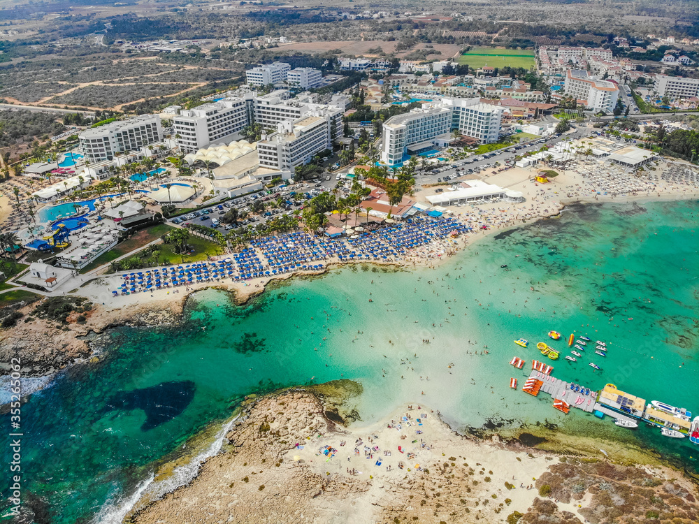 Ayia Napa beach resort in Cyprus island Stock Photo | Adobe Stock