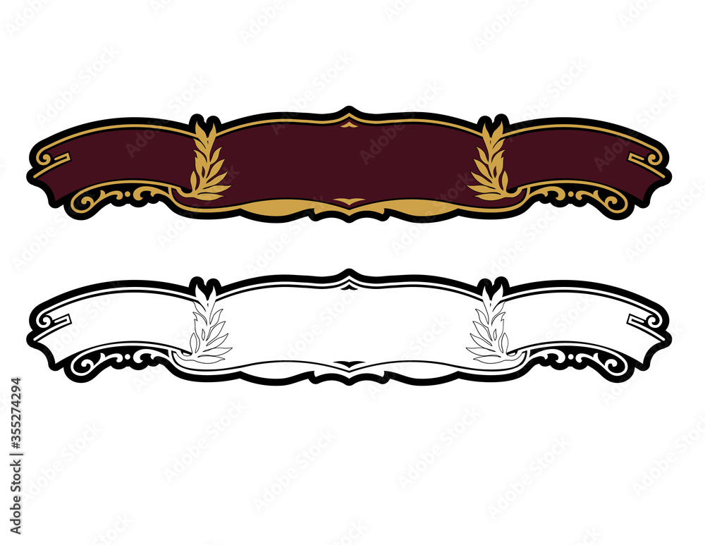 Vintage Banner Design Stock Illustration | Adobe Stock