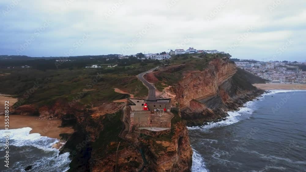 An iconic place on the Atlantic coast, the Mecca of big-wave surfing ...