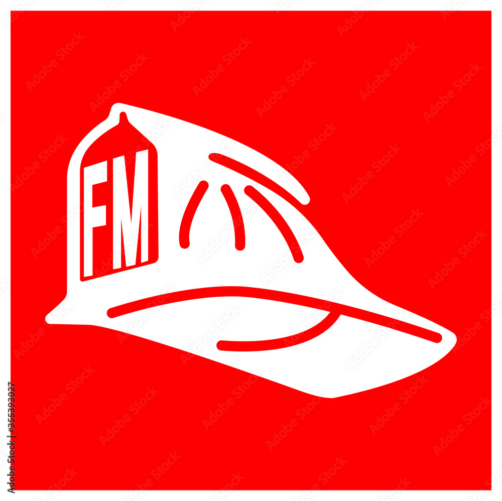 Fire Marshal Symbol Sign ,Vector Illustration, Isolate On White ...