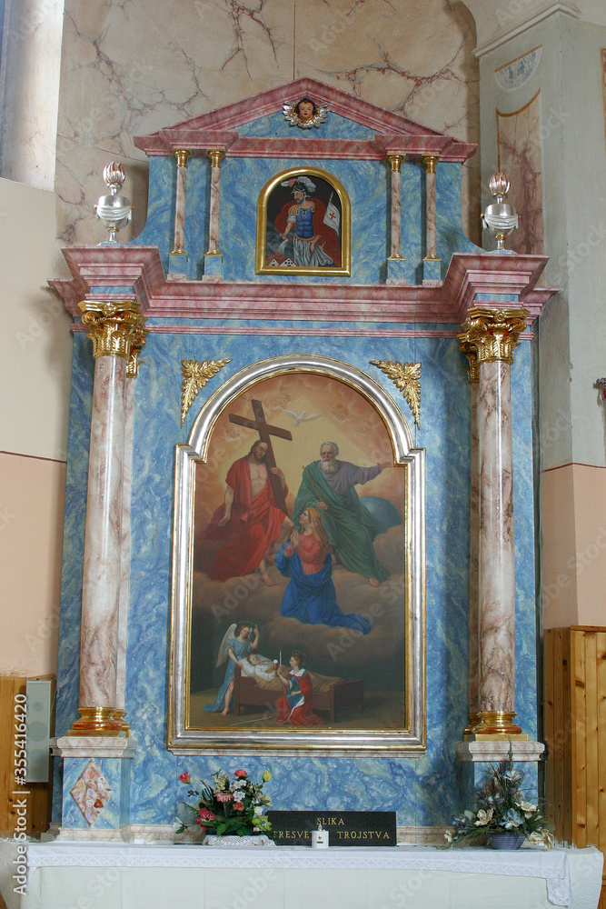 Holy Trinity Altar in the Parish Church of the Assumption of the Virgin ...