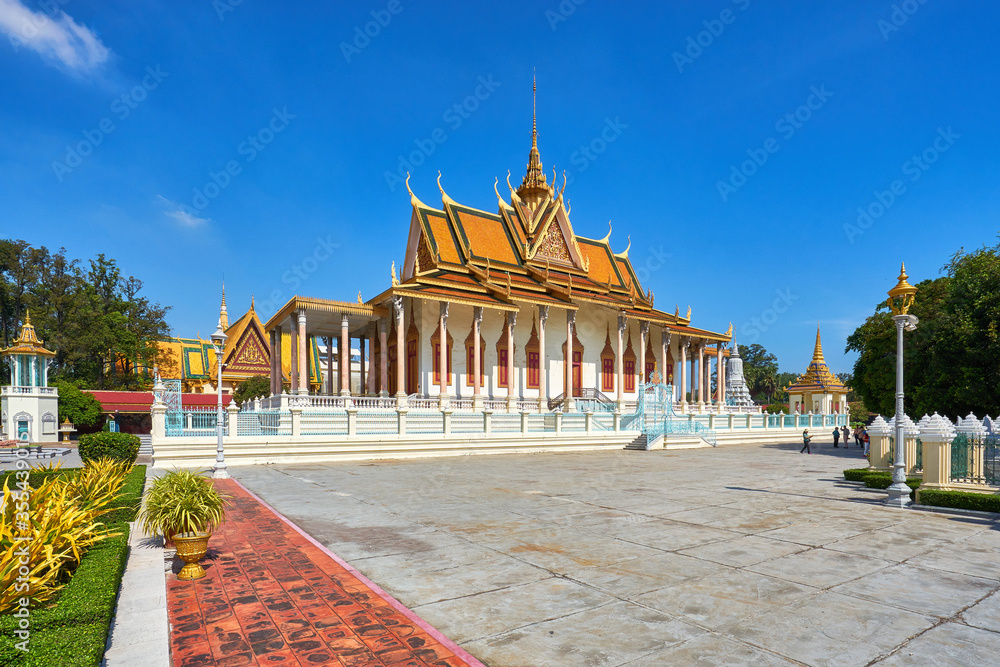 The Silver Pagoda at the Royal Palace of Cambodia Stock Photo | Adobe Stock