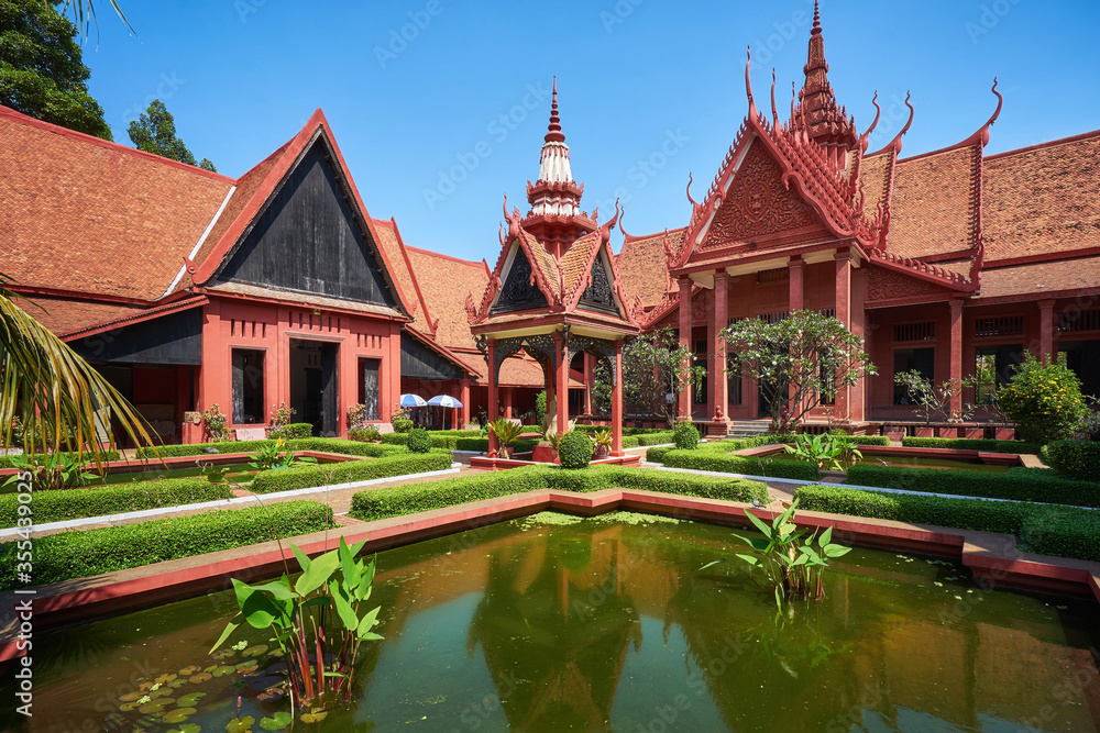 Garden of the National Museum of Cambodia Stock Photo | Adobe Stock