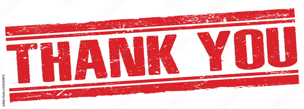 THANK YOU red stamp. Stock Illustration | Adobe Stock