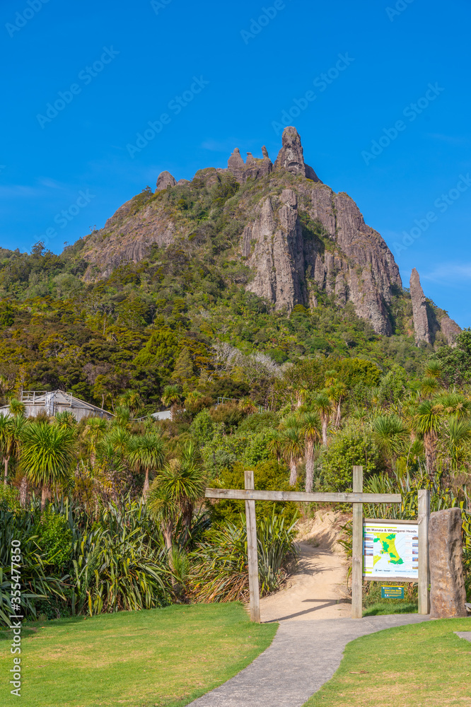 nature of mt. Manaia in New Zealand Stock Photo | Adobe Stock