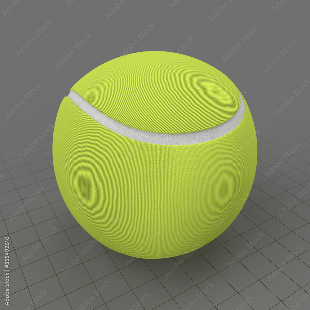 Tennis Ball Stock 3D asset | Adobe Stock