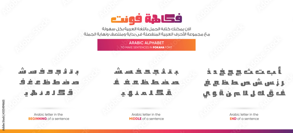 Arabic alphabet letters - translation (write the sentences in an easy ...