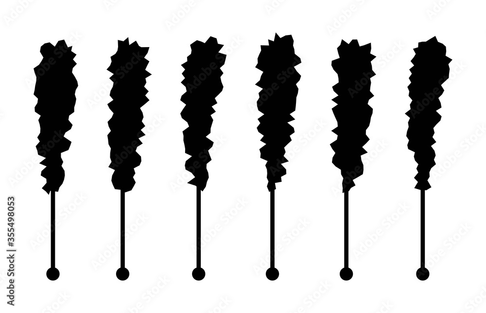 vector rock candy set Stock Vector | Adobe Stock