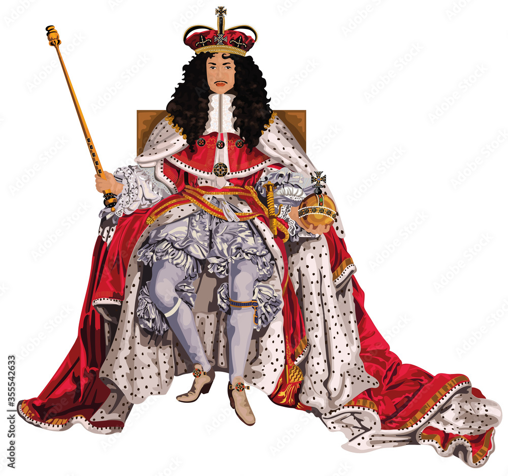 Poster Stuart King Charles II Vector – Wall Art | UkPosters