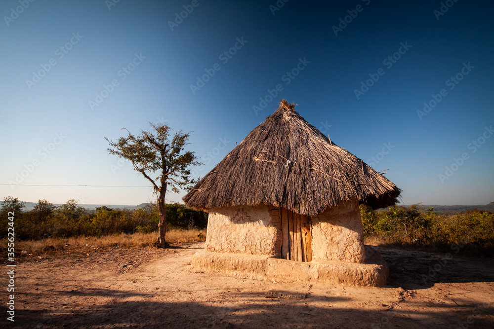 African hut Stock Photo | Adobe Stock