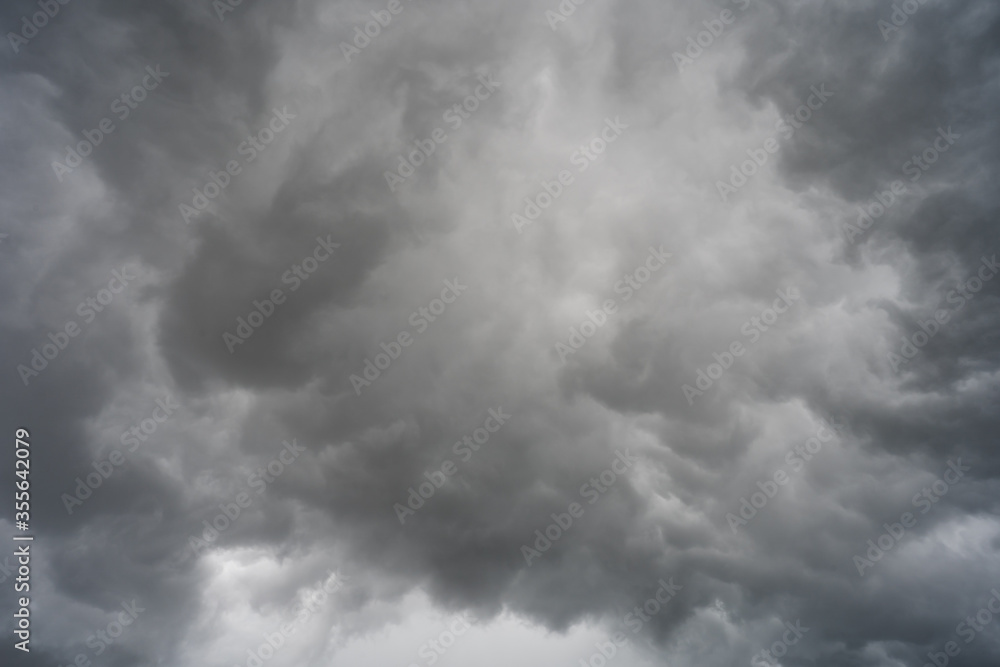 Grey cloudy sky background during rain season. Stock Photo | Adobe Stock