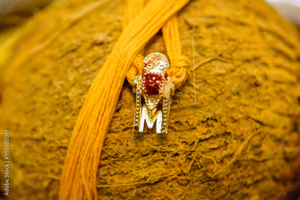 Hindu wedding thali which is used during cultural ceremony Stock Photo ...
