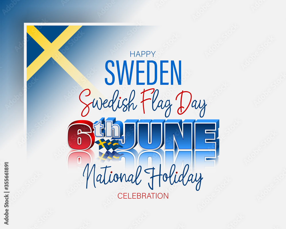 Holiday design, background with handwriting and 3d texts, national flag ...