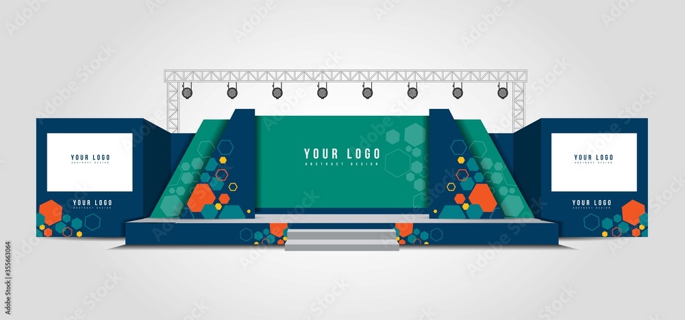 Event Stage design for business conferences, corporate projects ...
