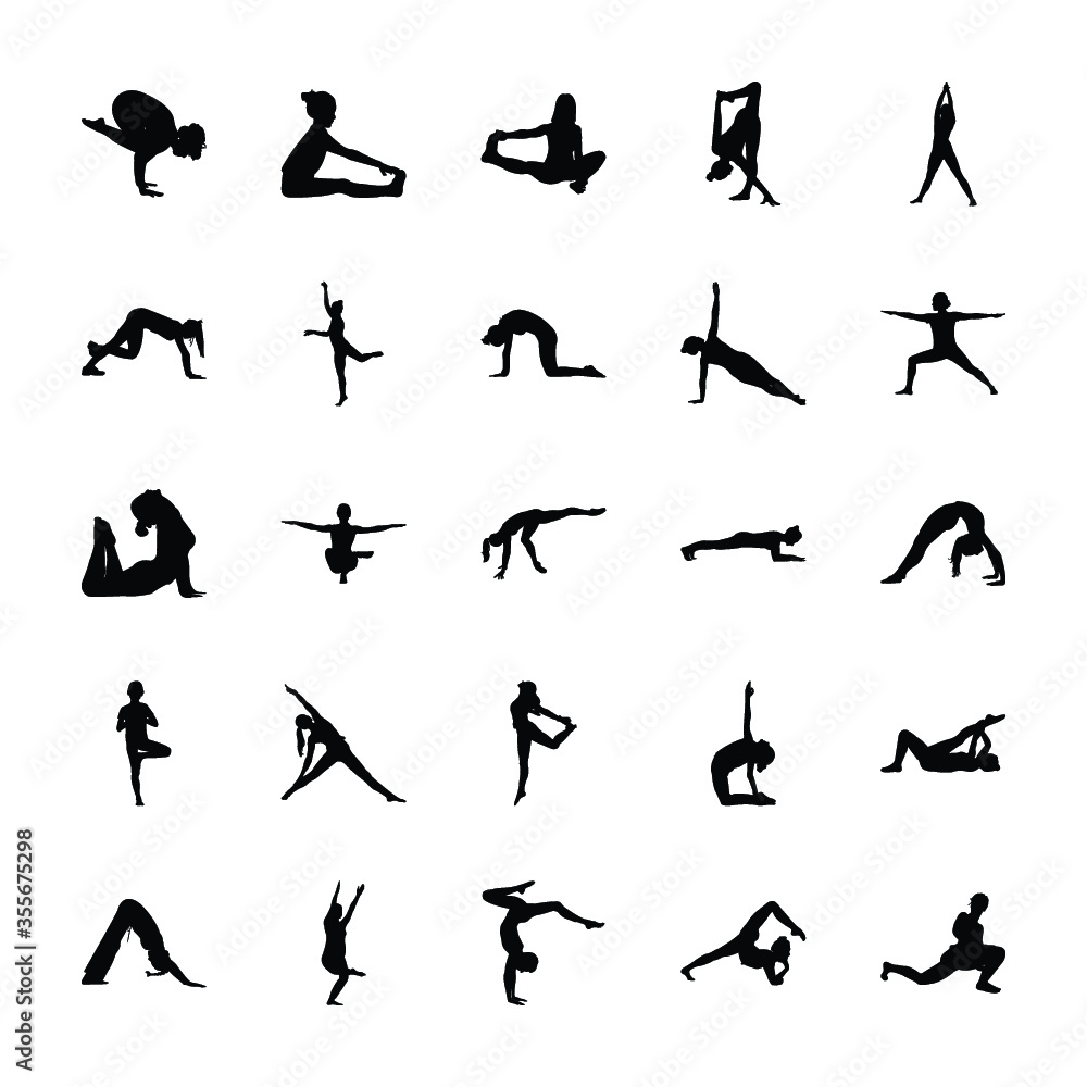 Physical Activity Vector Icons Stock Vector | Adobe Stock