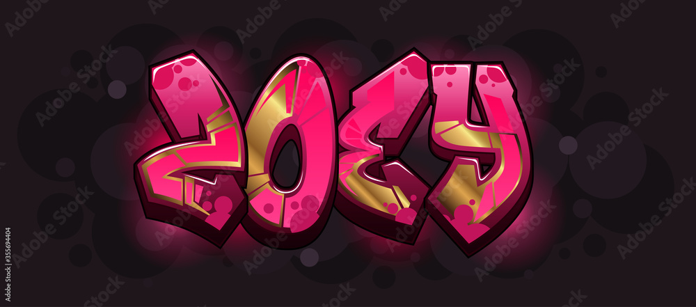 zoey Graffiti Stock Illustration | Adobe Stock
