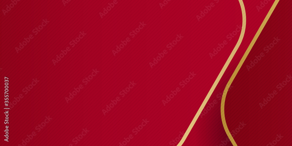 Modern red gold powerpoint presentation templates set. Use for modern ...