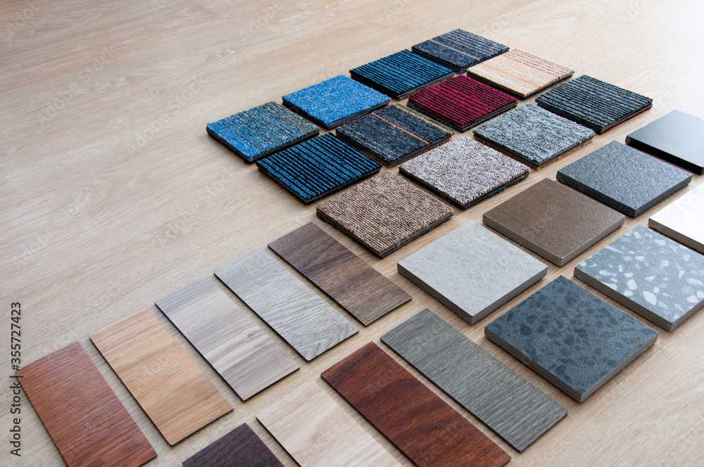 Materials construction. wood materials. Interior design. Sample of wood ...