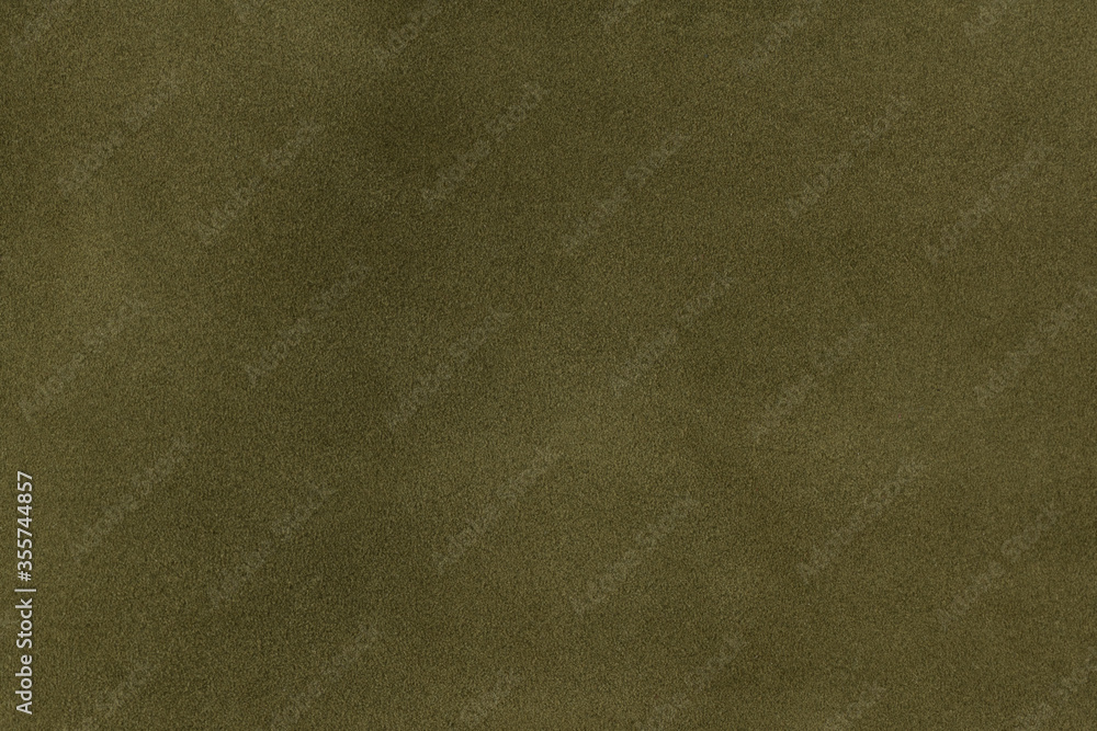 Olive green leather texture background. closeup view of suede Stock ...