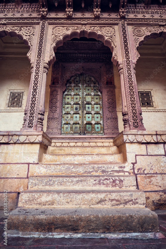 Arched gateway in Mehrangarh fort example of Rajput architecture ...
