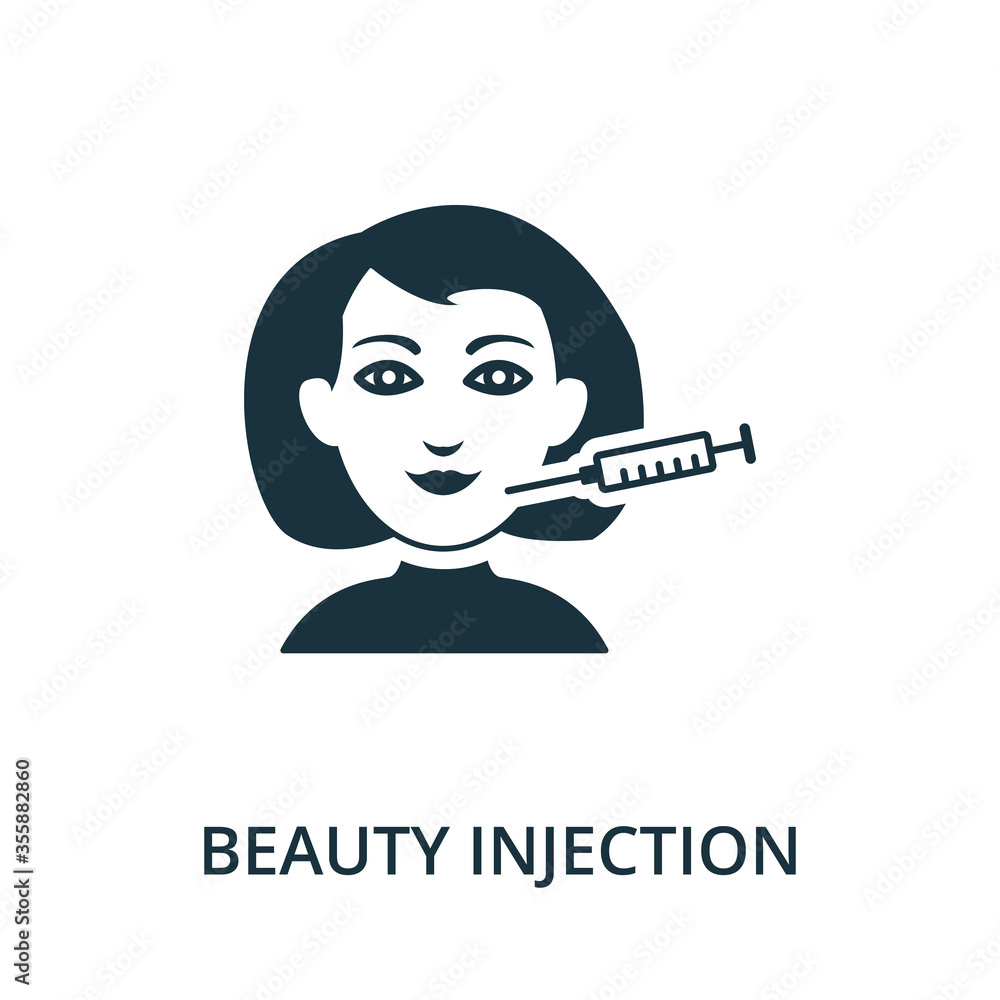 Botox icon from plastic surgery collection. Simple line element Botox ...