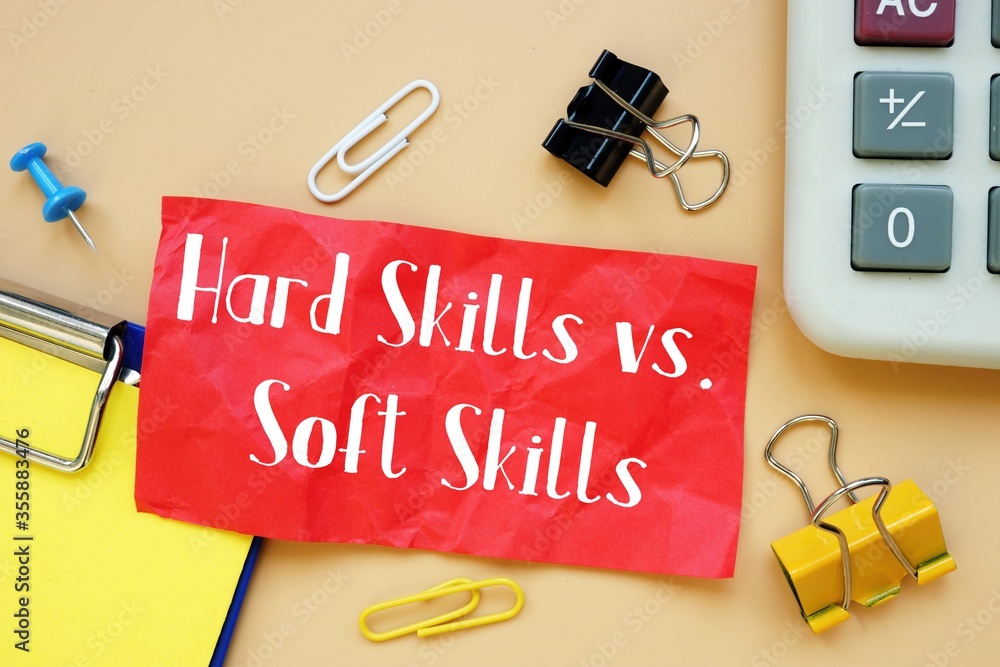 Conceptual photo about Hard Skills Vs. Soft Skills with handwritten ...