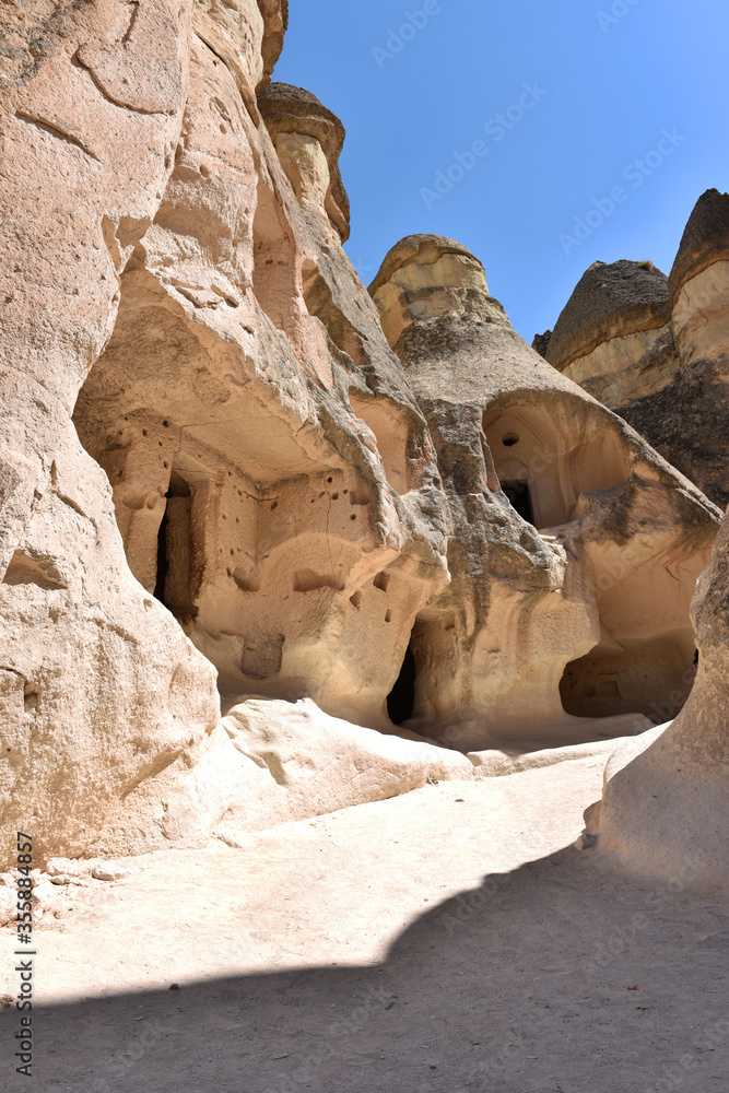 Pasabag Monks Valley with Fairy Chimneys and Mushroom Rock. Known for ...