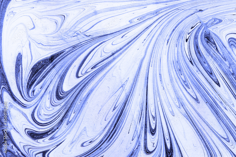 paintings of marbling blue marble ink texture with natural pattern for ...