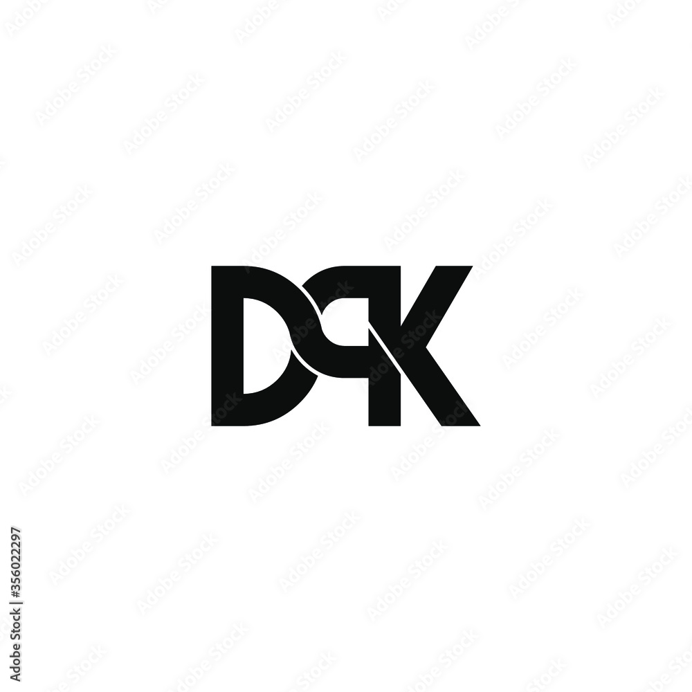dpk letter original monogram logo design Stock Vector | Adobe Stock