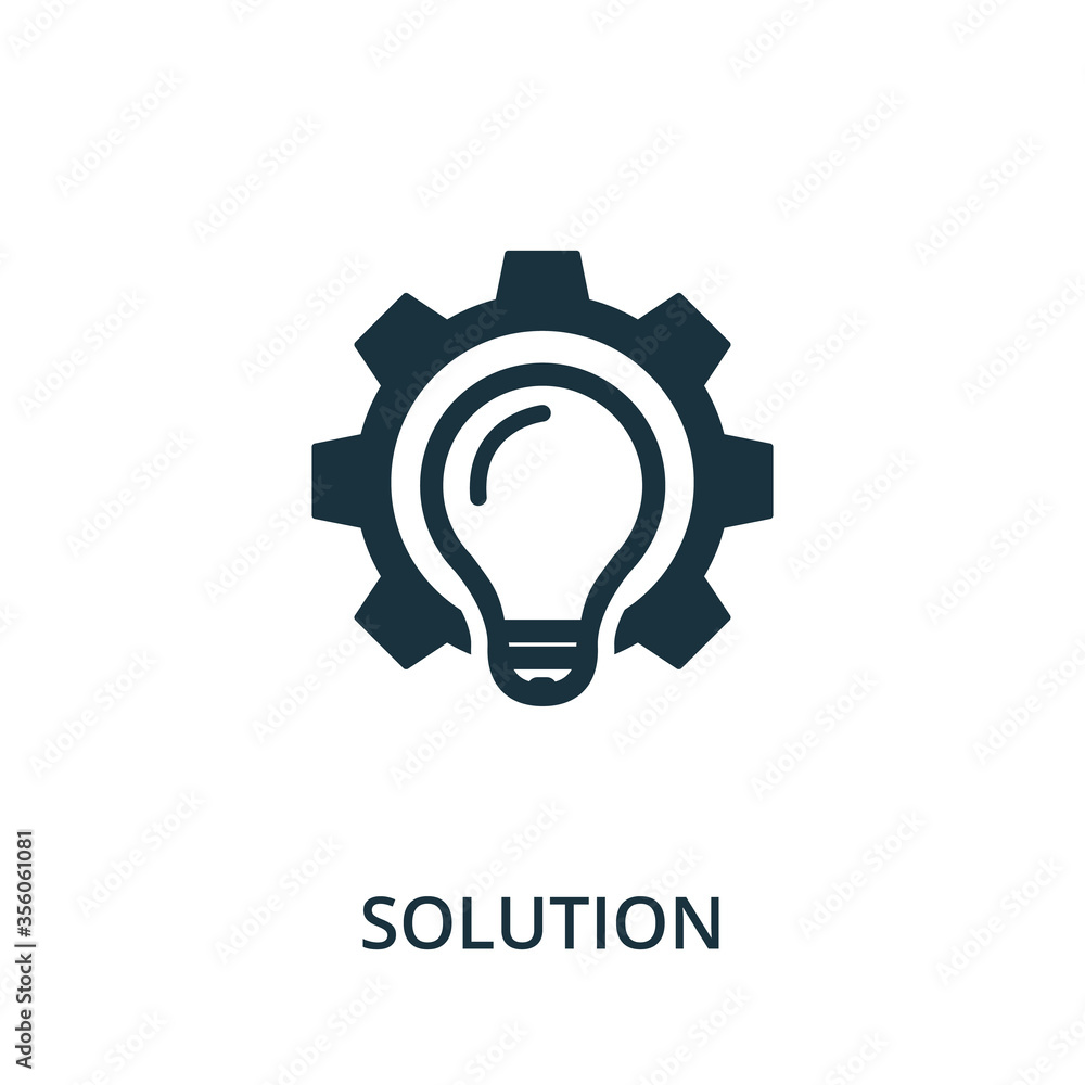 Personal Solution icon from reputation management collection. Simple ...