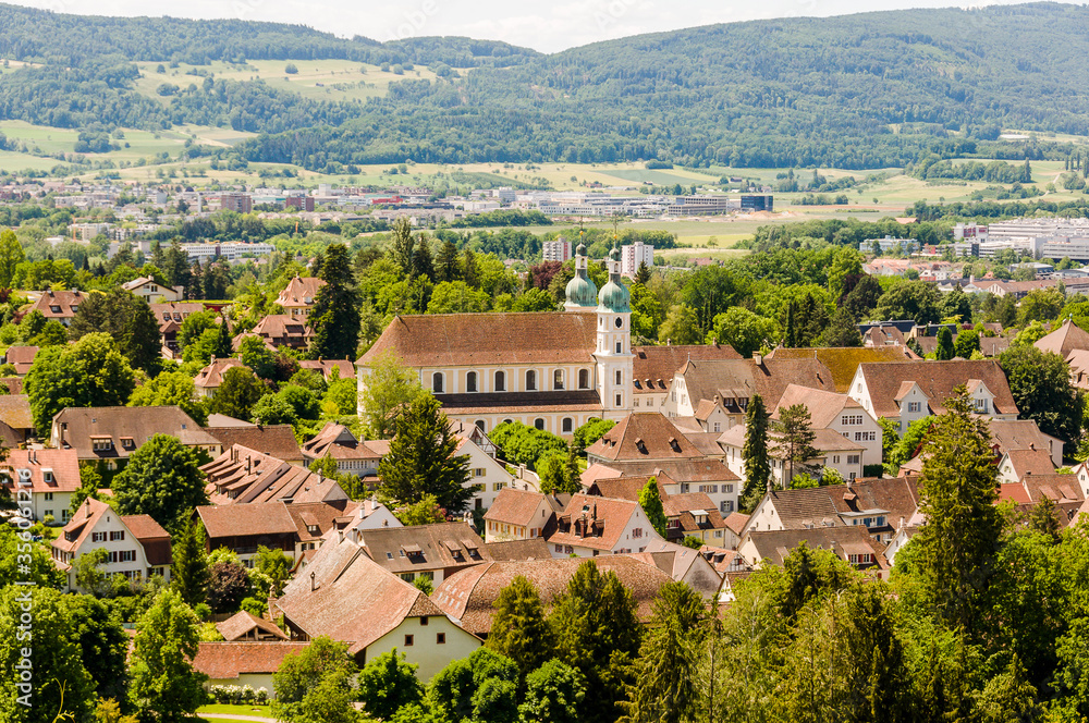 Arlesheim, Arlesheimer Dom, Dom, Domkirche, Dorfplatz, Dorf, Domkirche ...