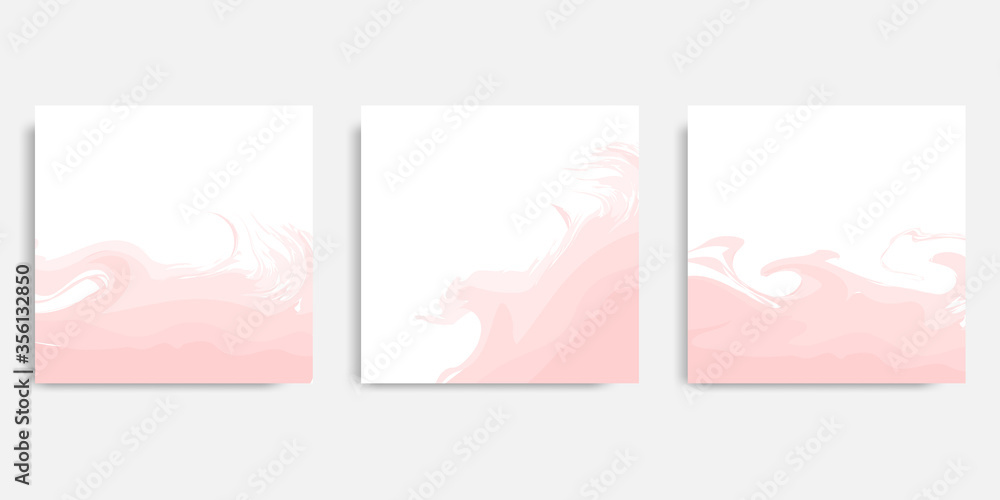 Minimalist design background in soft pink pastel peach color. Vector ...