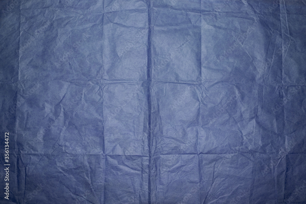 navy blue crumpled paper texture, vintage crease background Stock Photo ...