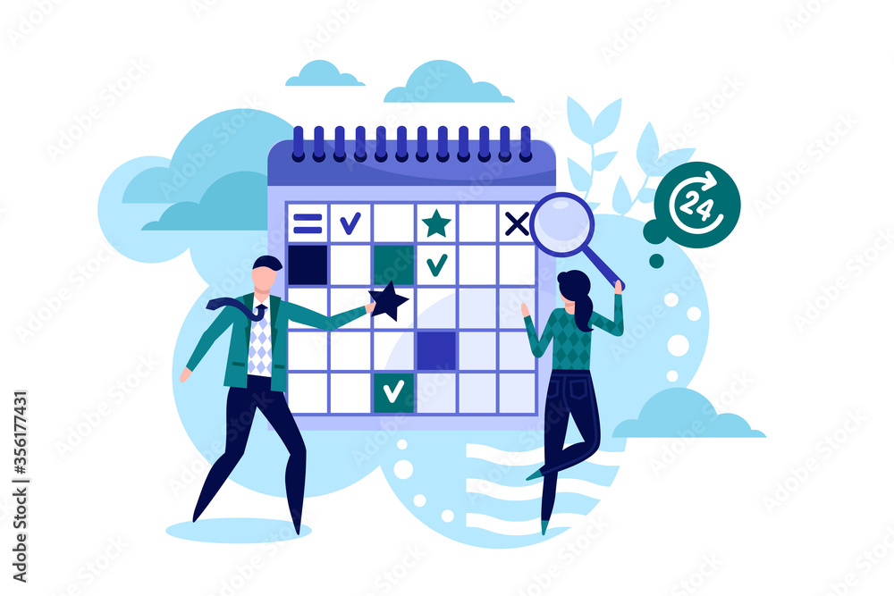 Effective time management. Deadline and schedule adherence at work ...