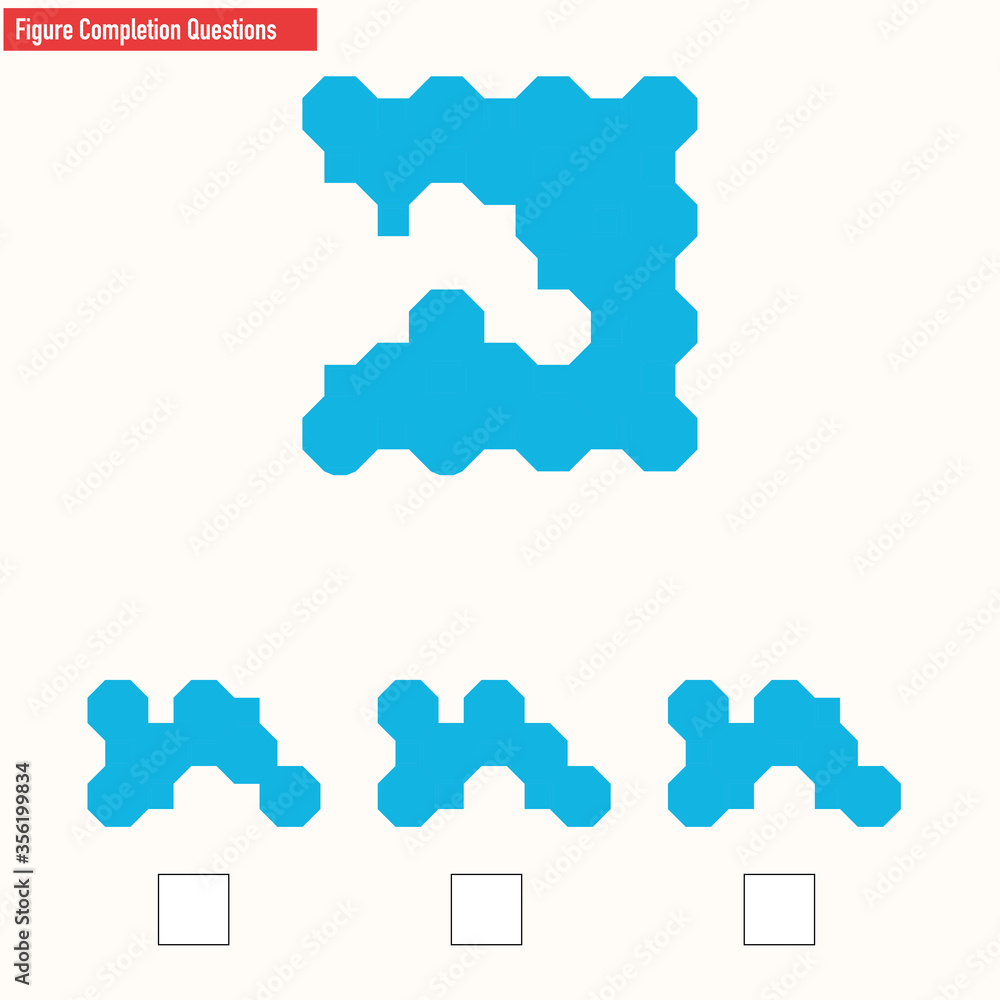 Intelligence puzzle, Find the missing piece, visual intelligence ...