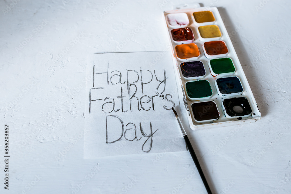 father's day drawing father's day card Stock Photo | Adobe Stock