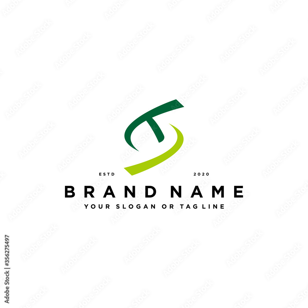 letter TS logo design vector Stock Vector | Adobe Stock