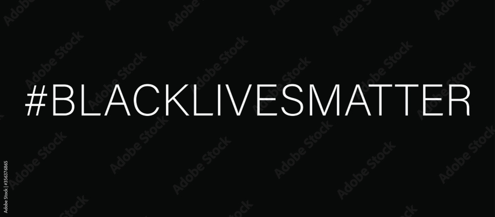 Black Lives Matter (BLM) graphic illustration for use as poster to ...