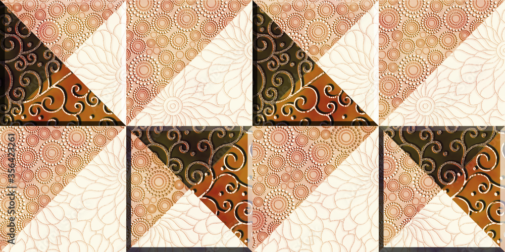 Digital Wall Tile Decor For interior Home or Ceramic wall tile Design ...