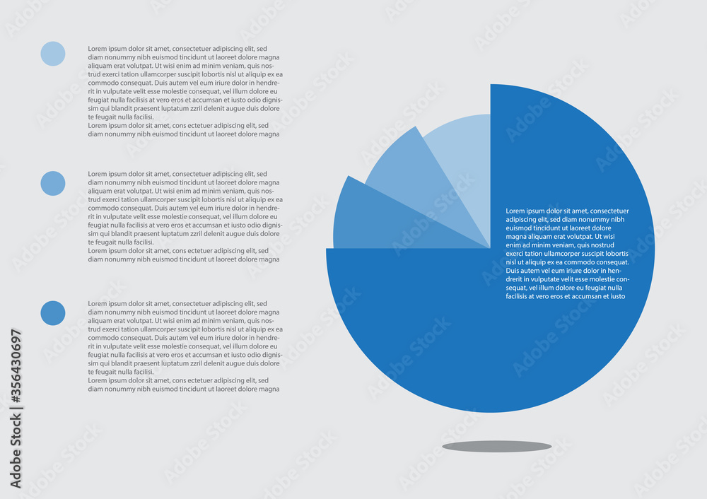 Visualization pie chart dashboard design for dashboard and infographic ...